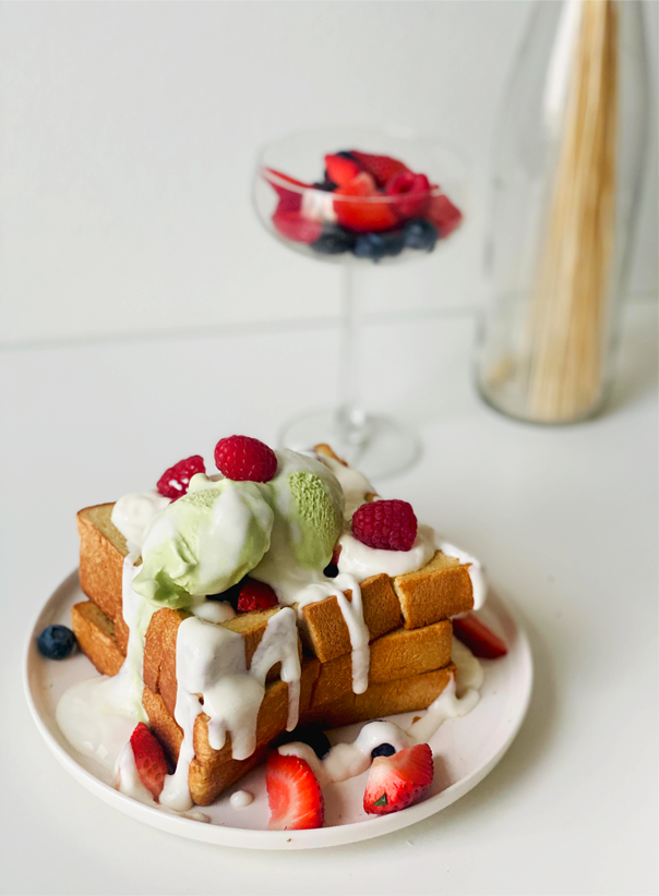 Matcha Ice Cream Toast | Sheng Kee Bakery